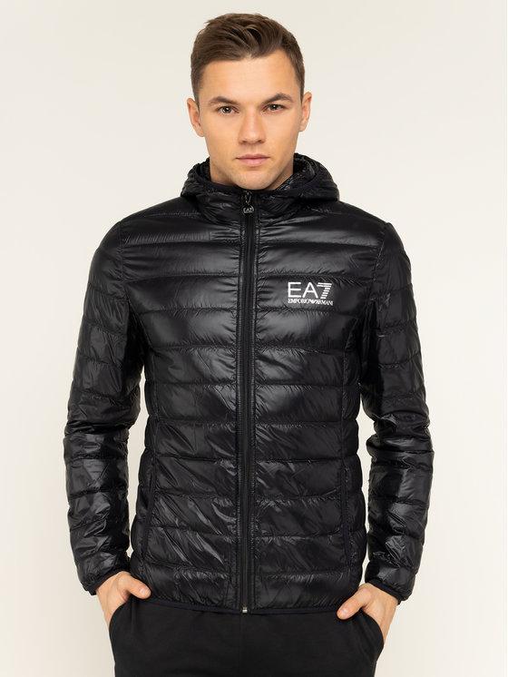 Kurtka puchowa 8NPB02 PN29Z 1200 Czarny Regular Fit EA7 Emporio Armani